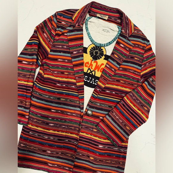 Mark Shale | Jackets & Coats | Vintage Mark Shale Mexican Serape ...